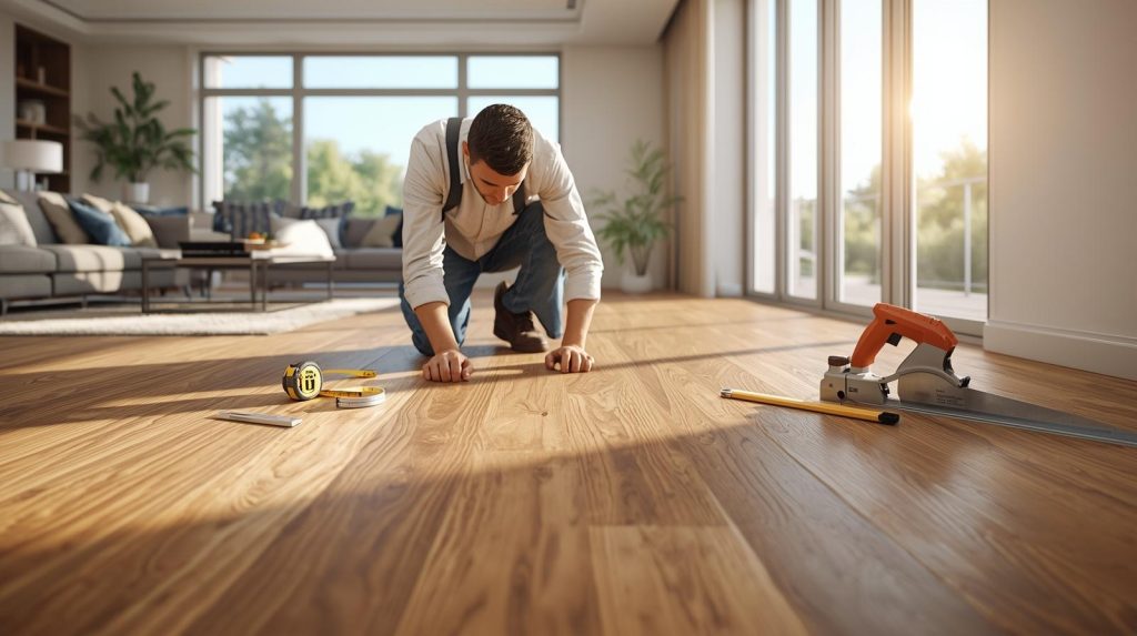 Wood Floor Fitting Day With Best Flooring Fitters London